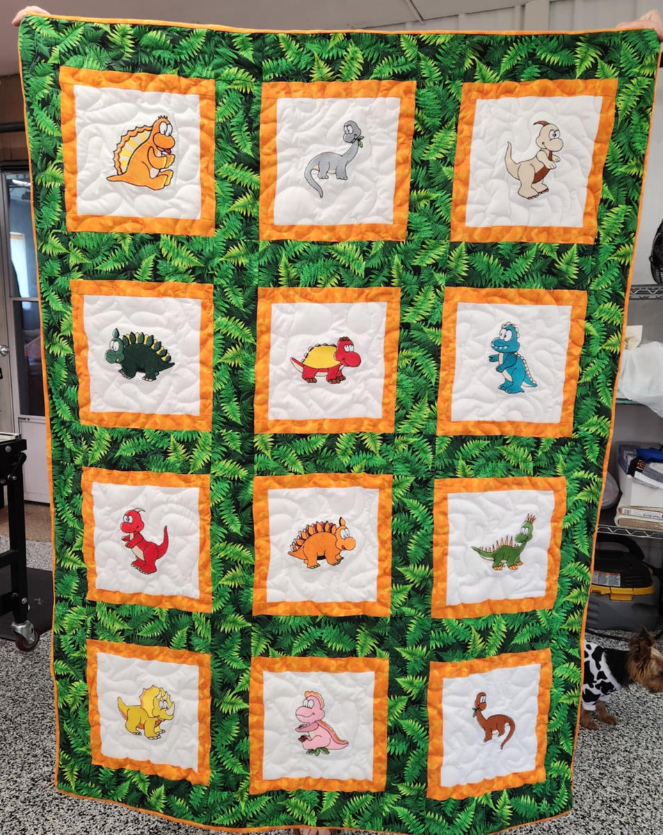 Dinosaurs - Big Eyed – Happy Crafters Quilts & More