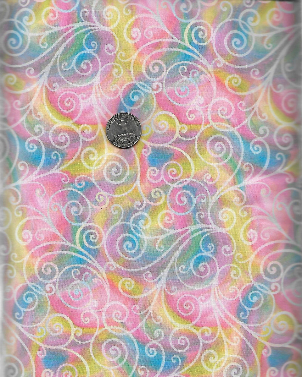 Rainbow Rose Scroll PX – Happy Crafters Quilts & More