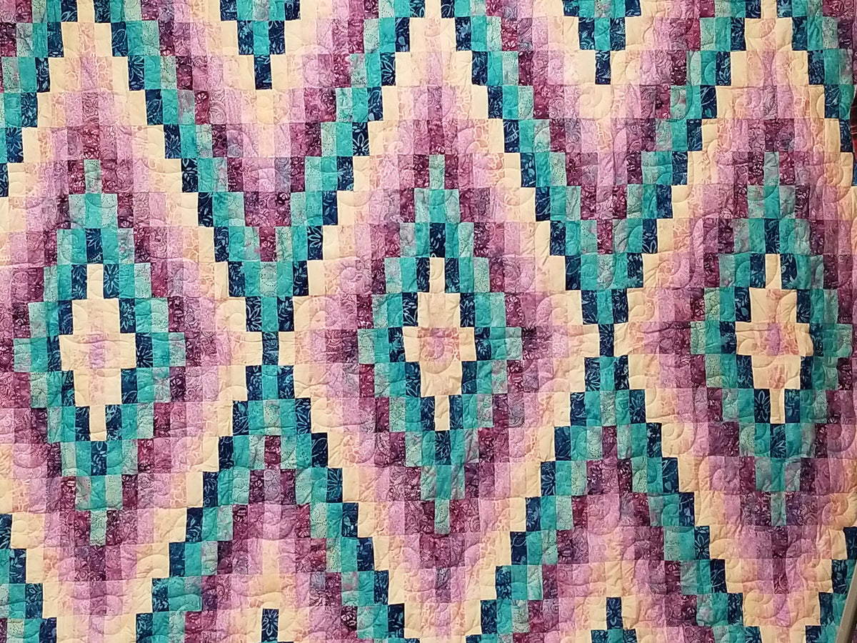 Diamond Zigzag - Batiks – Happy Crafters Quilts & More
