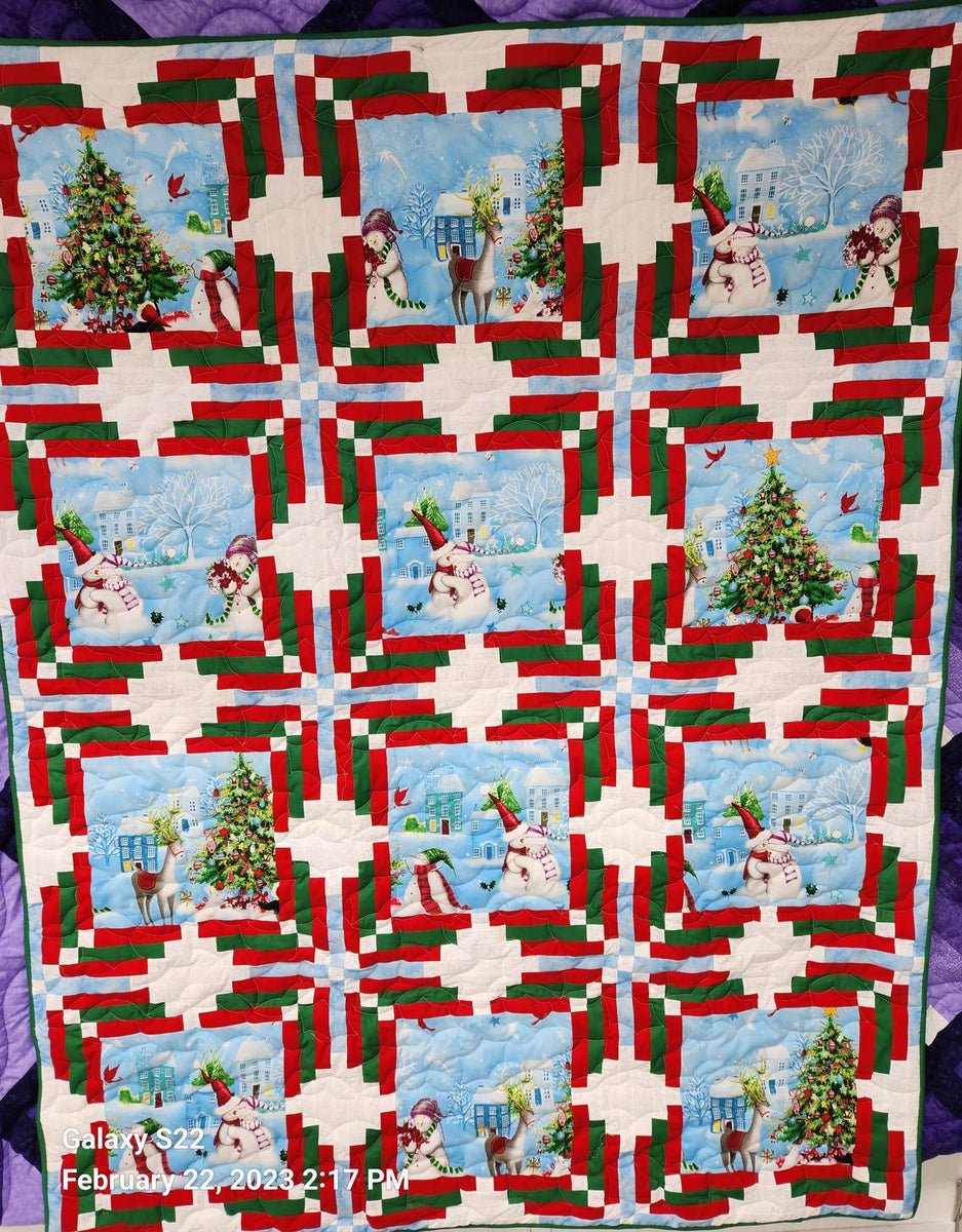 Nordic Star Christmas Throw #1 – Happy Crafters Quilts & More